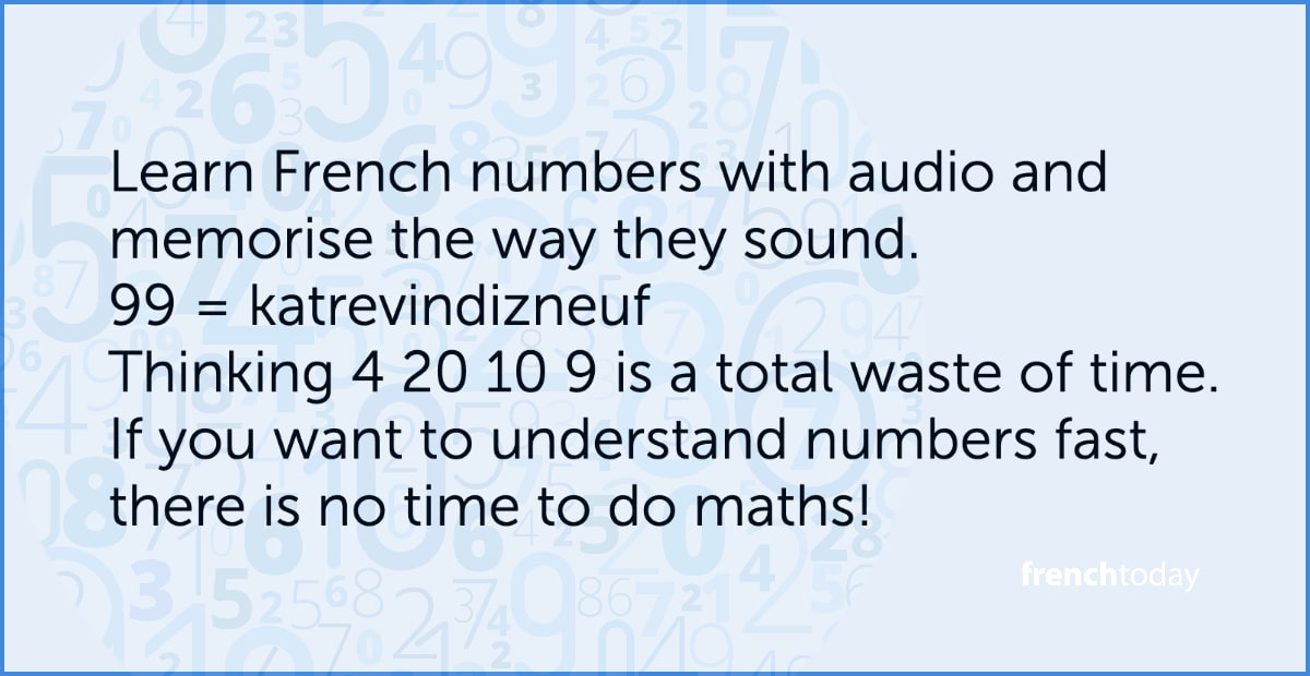 Mastering French Numbers - French Audiobook